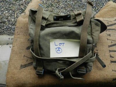 (A)WWII Authentic US Military M1945 Upper Combat Field Pack Backpack ...