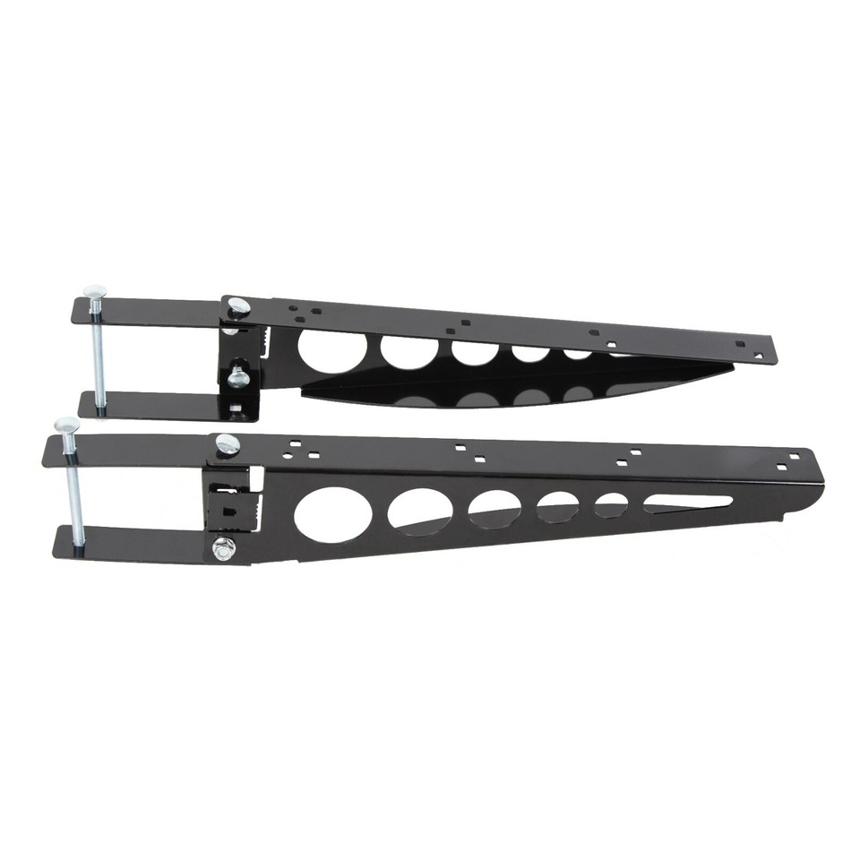 RV 4" Square Rear Bumper Mounting Cargo Carrier Box Support Arms ...