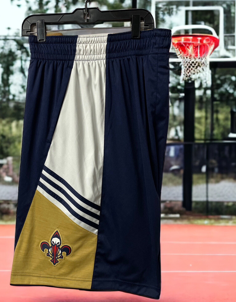 Adidas Rare New Orleans Pelicans NBA Basketball Team Shorts NEW NOS ...