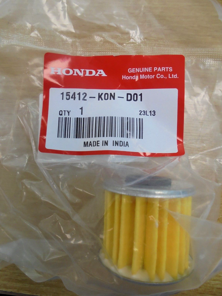 Genuine Honda CB125F CBF125 2021-2024 Engine Case Oil Filter New OEM ...