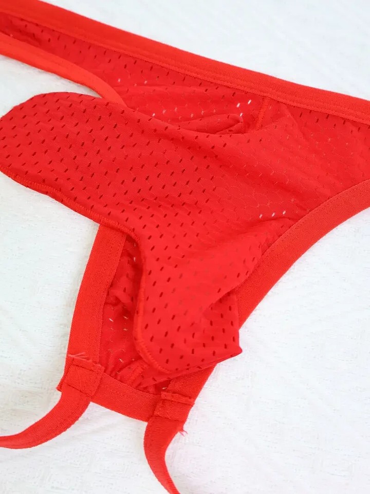 Large / 34 Men's Nylon-Spandex Blend Jockstrap with Long Nose Design ...