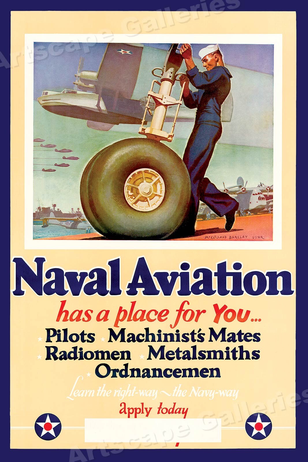 "Naval Aviation has a place for YOU!" WW2 Navy Recruiting Poster ...