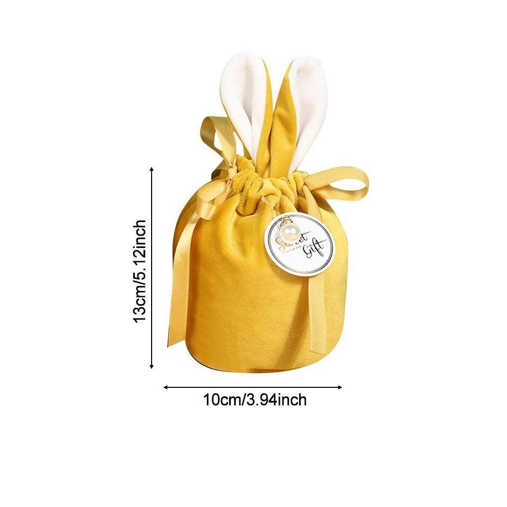 Birthday Party Candy Bags Easter Rabbit Gift Packing Bag Easter Bunny ...