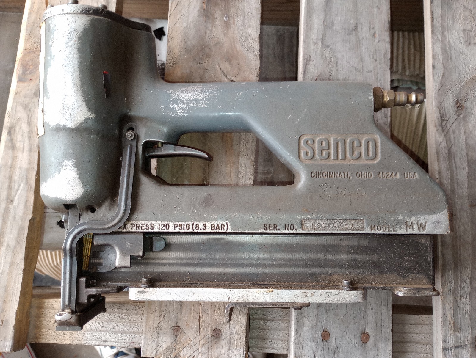 Senco Nail Gun P11-17 Model Mw Serial 89600288 Used Not Tested | eBay