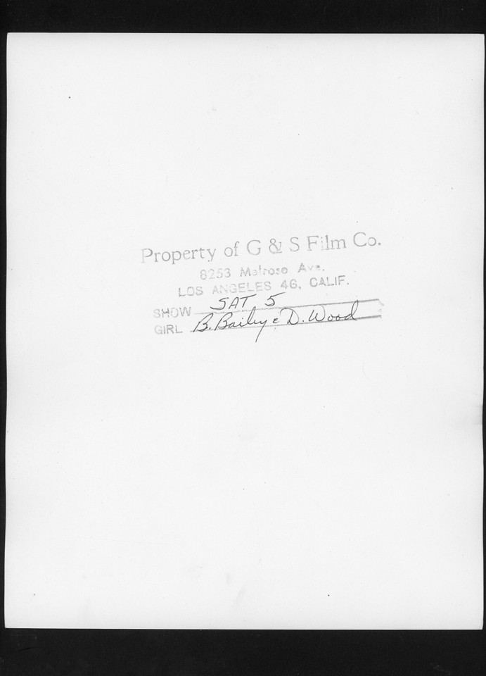 ORIGINAL 1950s BEVERLY BAILEY DORIS WOOD Cheesecake 8x10 Burlesque Pin ...