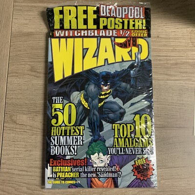 Wizard Guide to Comics 71 July 1997 Batman Joker SEALED Marvel DEADPOOL ...