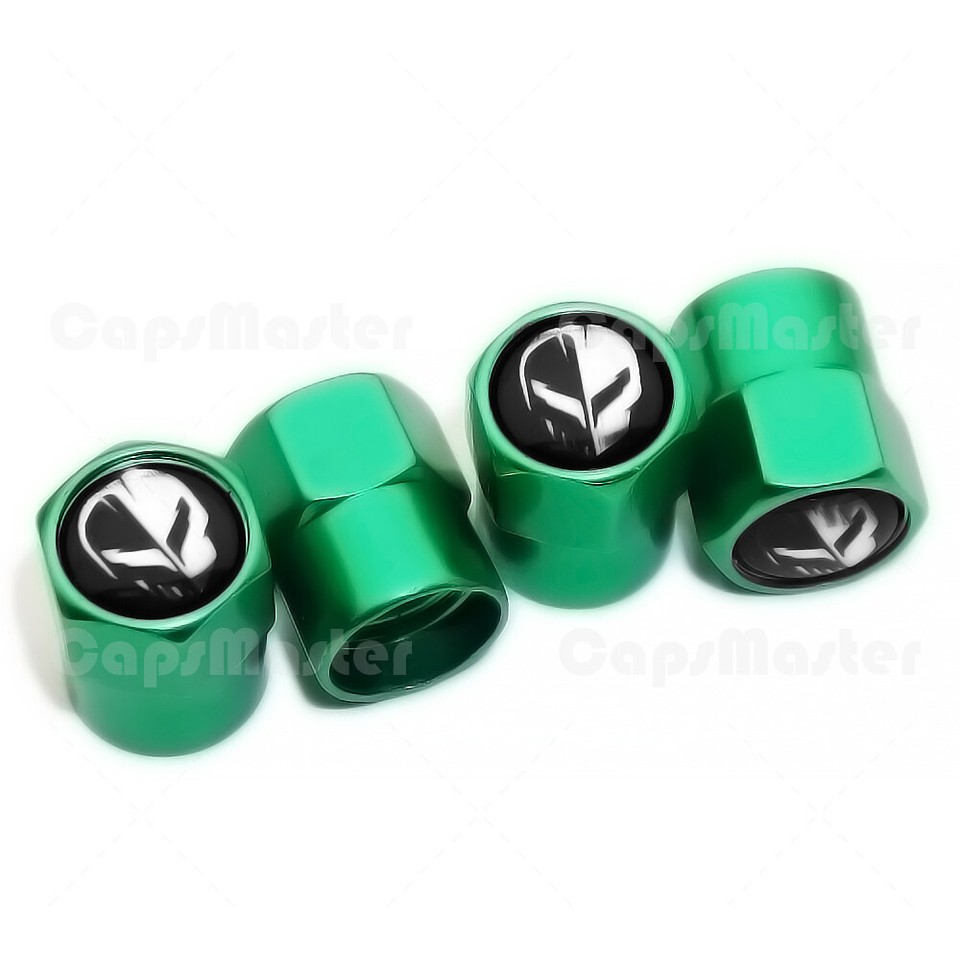 Hex Corvette C8 Jake Skull Car Wheels Tire Air Valve Caps Stem Dust ...