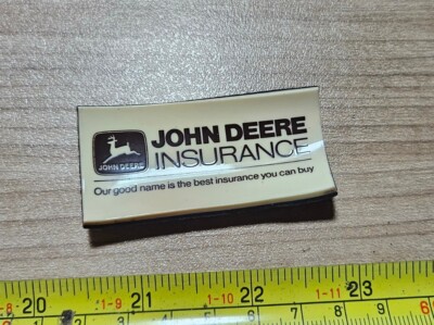 Vintage John Deere Insurance Advertising Magnet | eBay