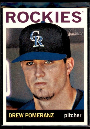 2013 Topps Heritage Drew Pomeranz #329 Colorado Rockies | eBay