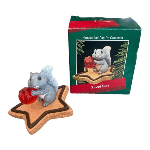 Vintage 1988 Hallmark Keepsake Ornament Sweet Star Clip On Cookie ...