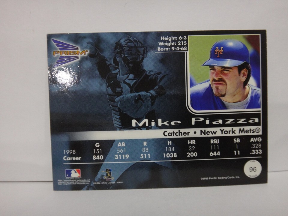 1999 Pacific Prism Mike Piazza #96 HOF | eBay