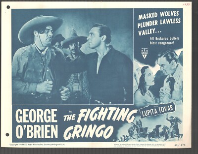 Lobby Card: Fighting Gringo 11"x14" Lobby Card #2 George O'Brien Lupita ...