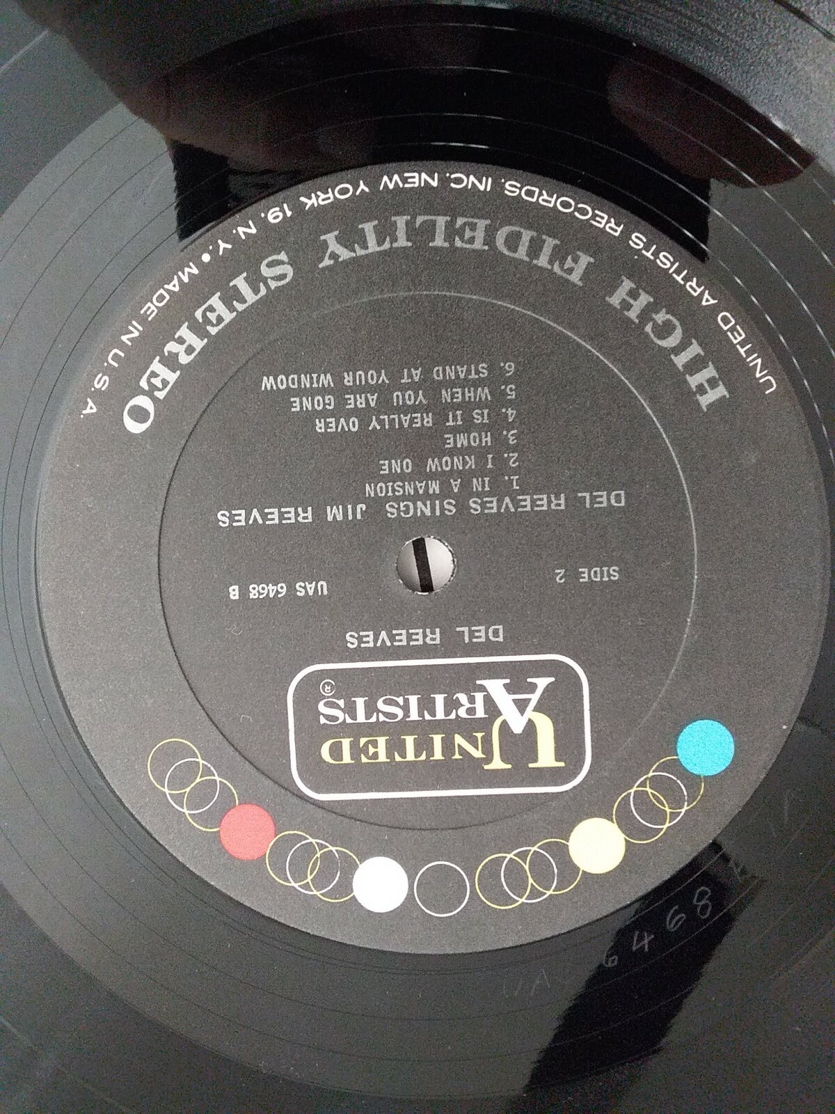 Del Reeves - Del Reeves Sings Jim Reeves - UAS 6468 | eBay