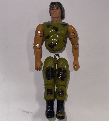 Vintage 1989 REMCO Action Figure GI Joe / Rambo Incomplete No Waist ...