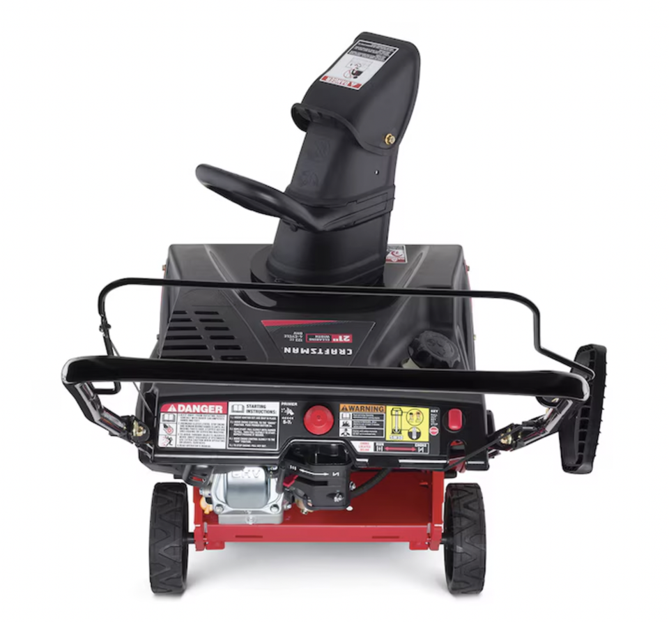 CRAFTSMAN SB210 21-in Snow Blower Single-Stage Auger Assistance Black ...