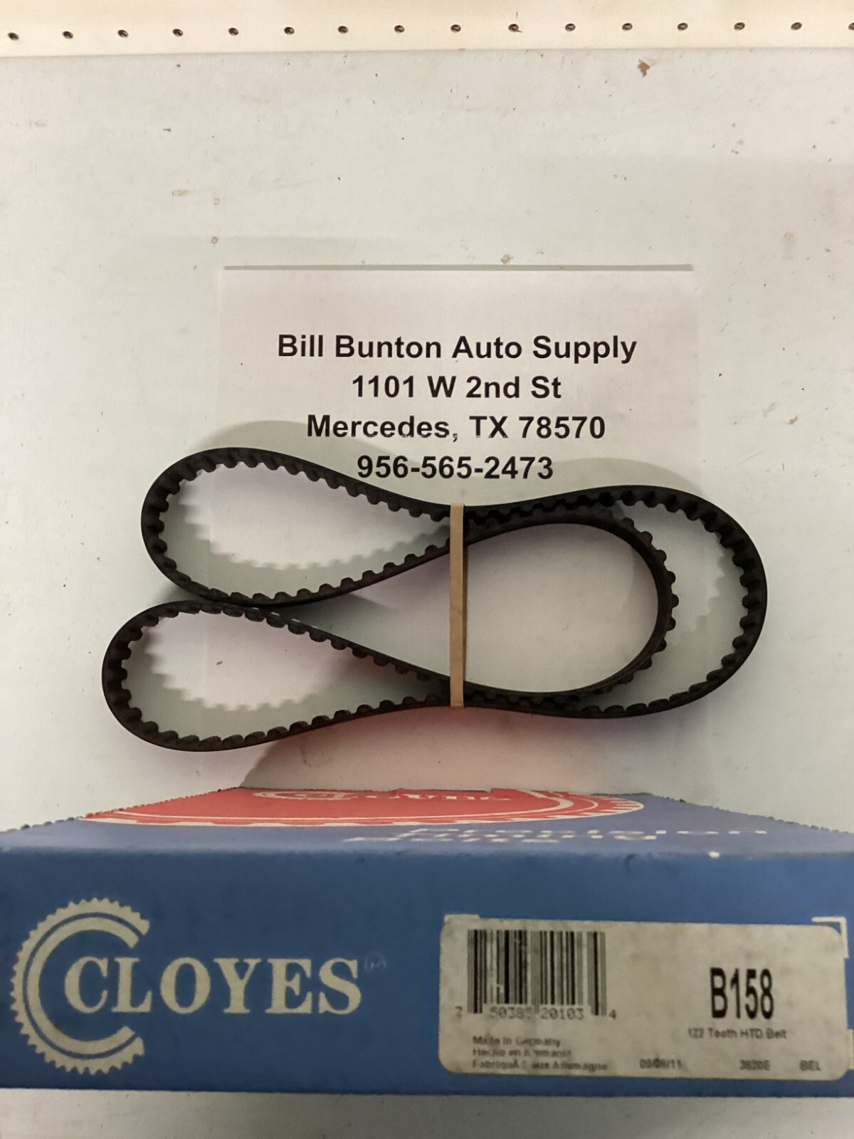NOS Engine Timing Belt Cloyes Gear & Product B158 | eBay