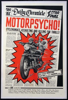 MOTOR PSYCHO MOTORPSYCHO RUSS MEYER HAJI BIKER EXPLOITATION 1965 1 ...