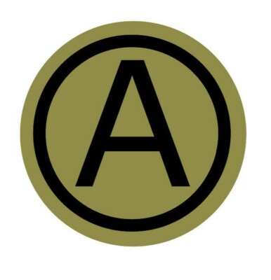 3rd ARMY General PATTON'S Vinyl Window Decal/Sticker Black/Olive U.S ...