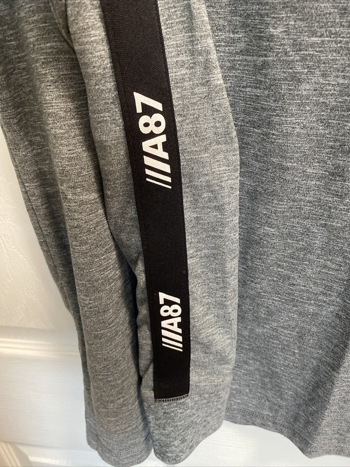 NEW Aeropostale Mens Sz XS Gray Stretch Long Sleeve Active Shirt A87 ...