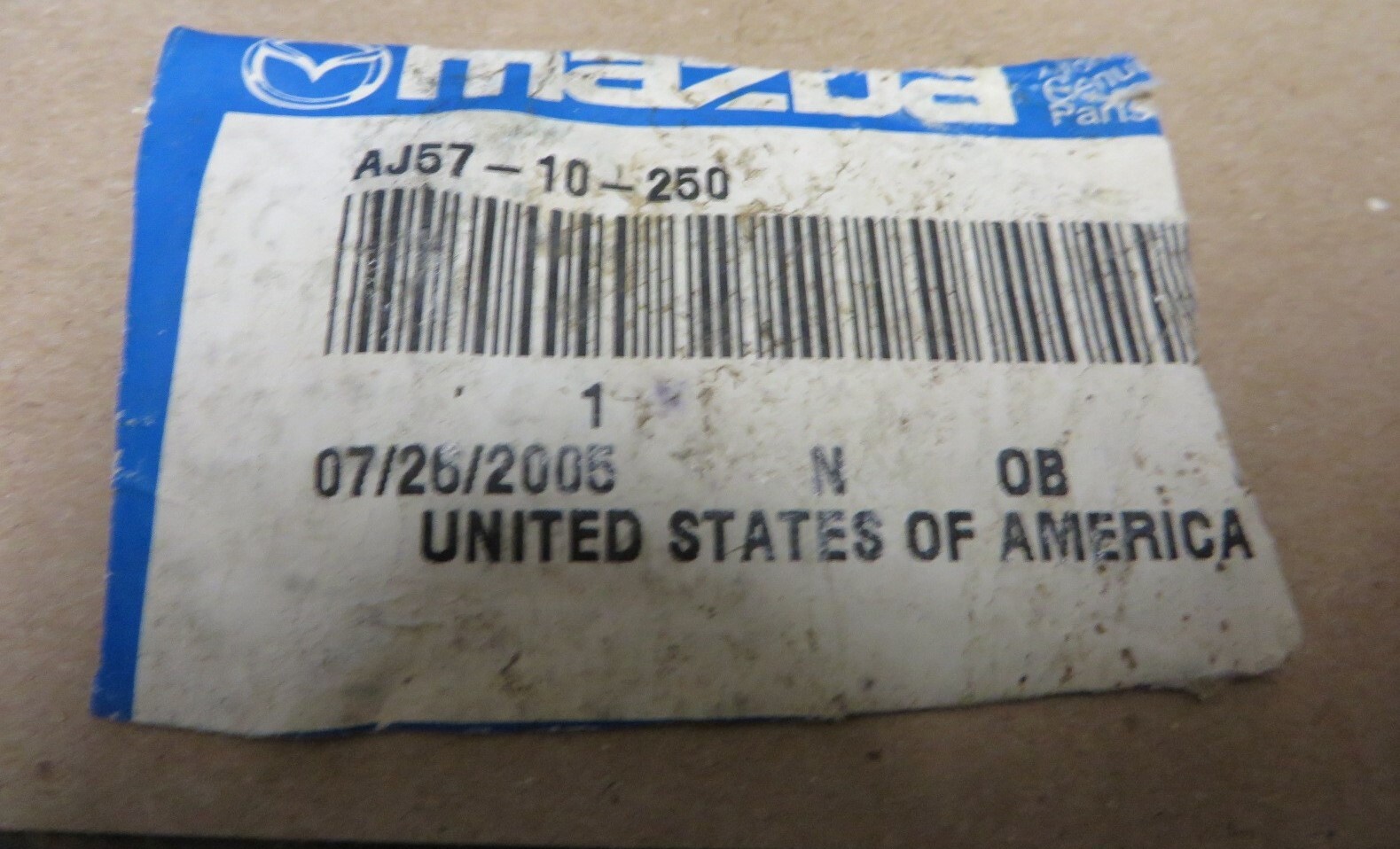 OEM # AJ57-10-250 GENUINE MAZDA OEM new OIL FILLER CAP OEM # AJ5710250 ...
