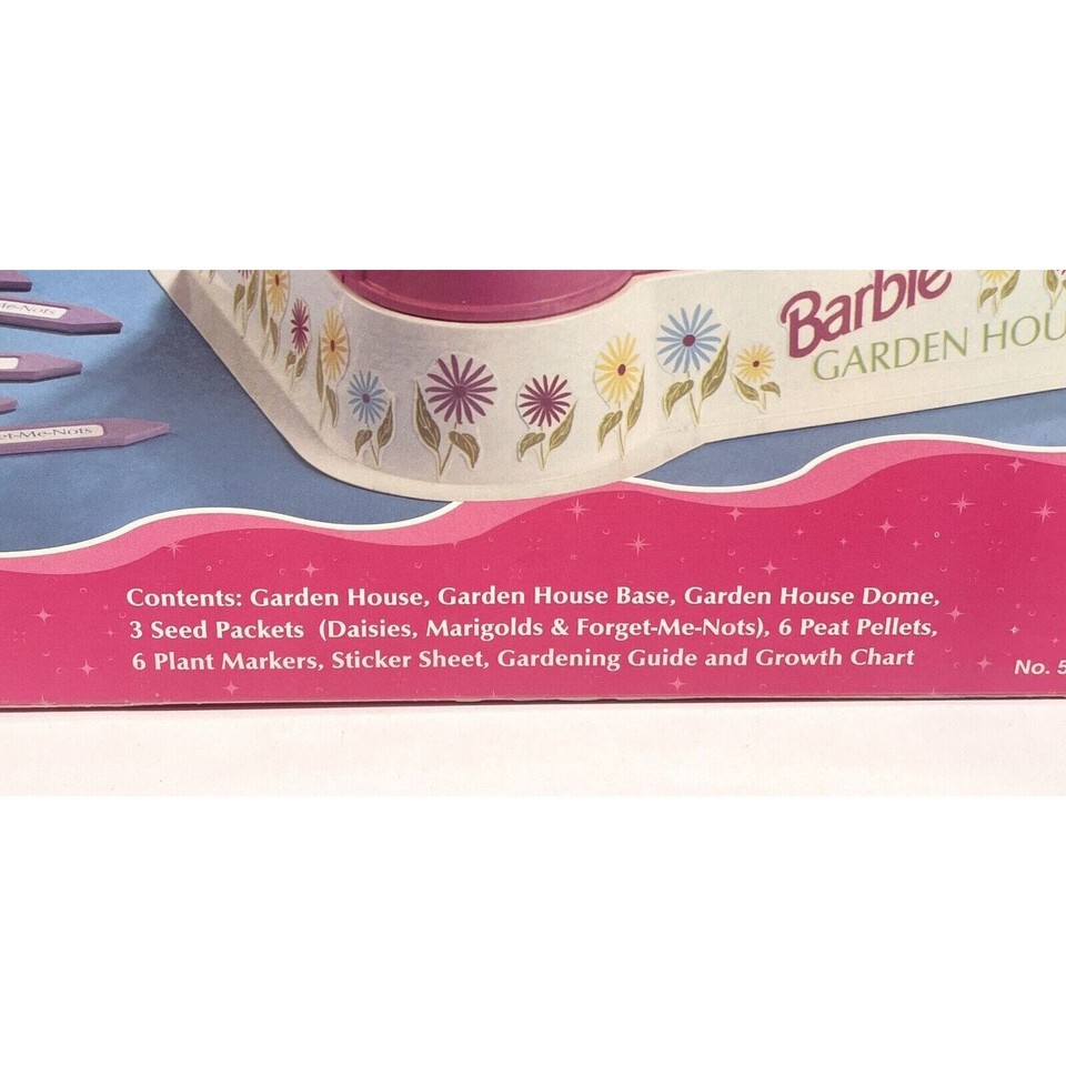 Barbie Garden House 1998 Craft House Gardening Seeds Stickers #50574 ...