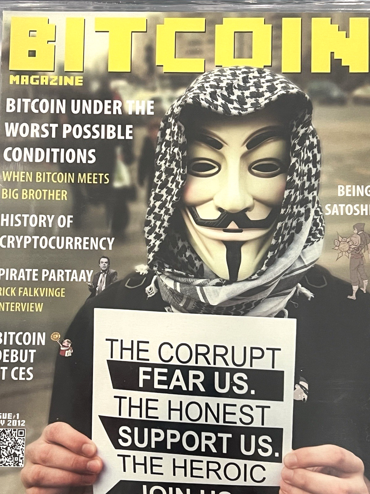 Bitcoin Magazine #1 1st Issue May 2012 Satoshi Nakamoto RARE Issue CGC ...