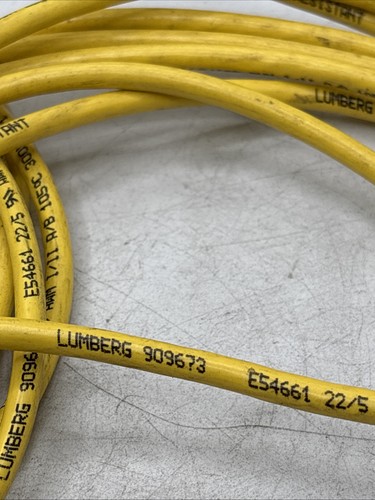 Lumberg 909673 E54661 Sensor Cable Lot Of 2 | eBay