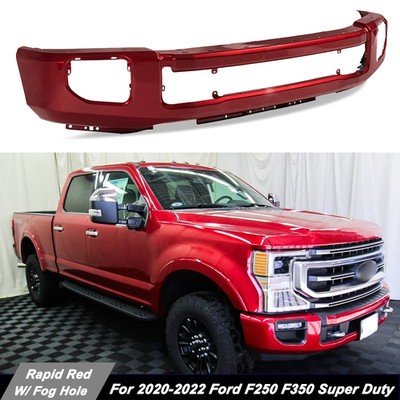 For 2020-2022 Ford F250 F350 Super Duty Rapid Red Front Bumper Face Bar ...