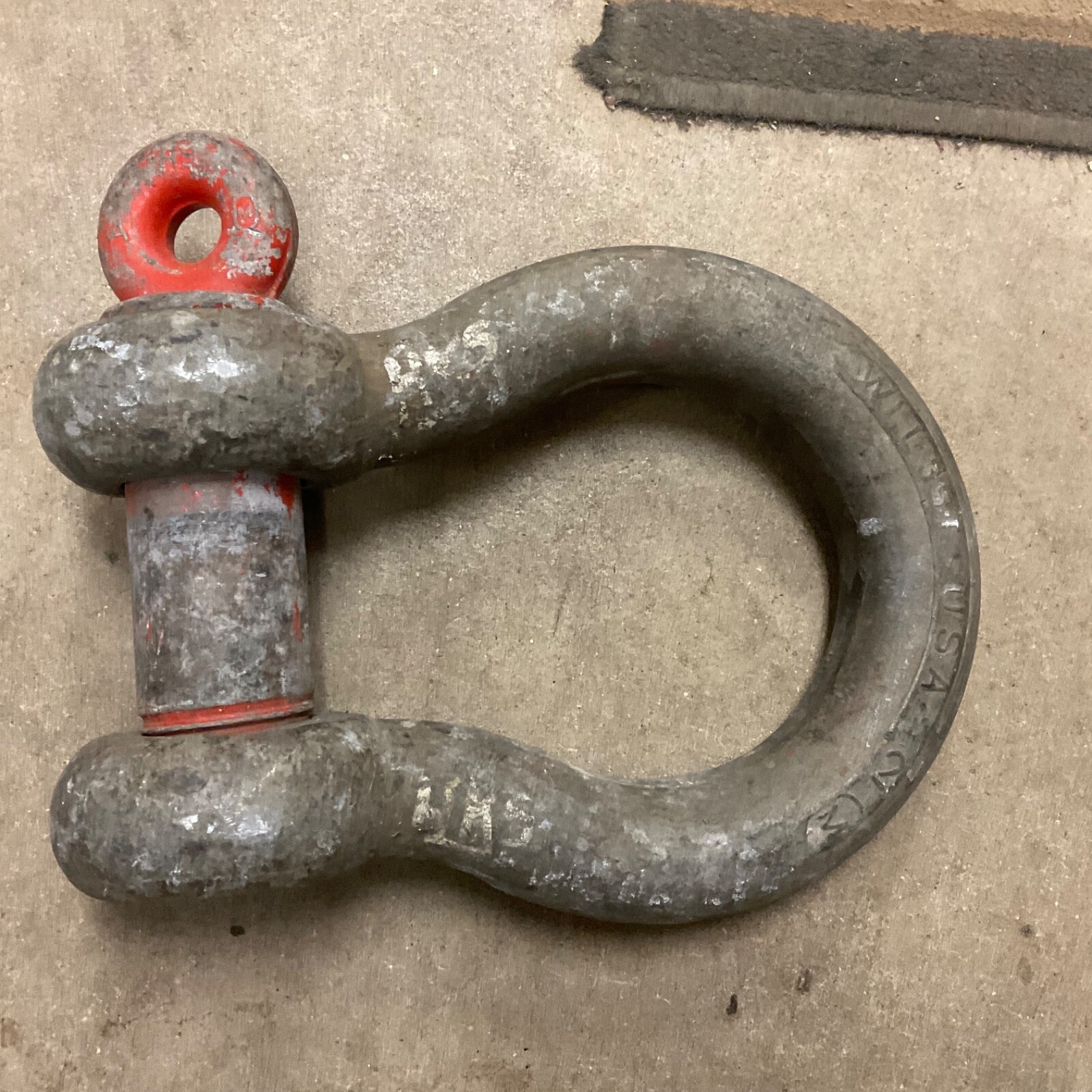 35 TON SHACKLE HEAVY DUTY CRANE RIGGING LIFT CLEVIS 35T, USA MADE, FREE ...