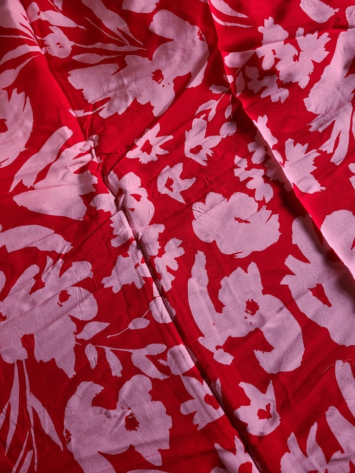 Rayon Poplin Fabric Florals Print Fabric-F11-3 | eBay