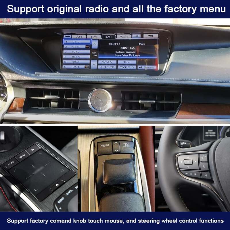 Android Gps Navigation Bluetooth For Lexus Is250 Is300 13~22 Carplay ...