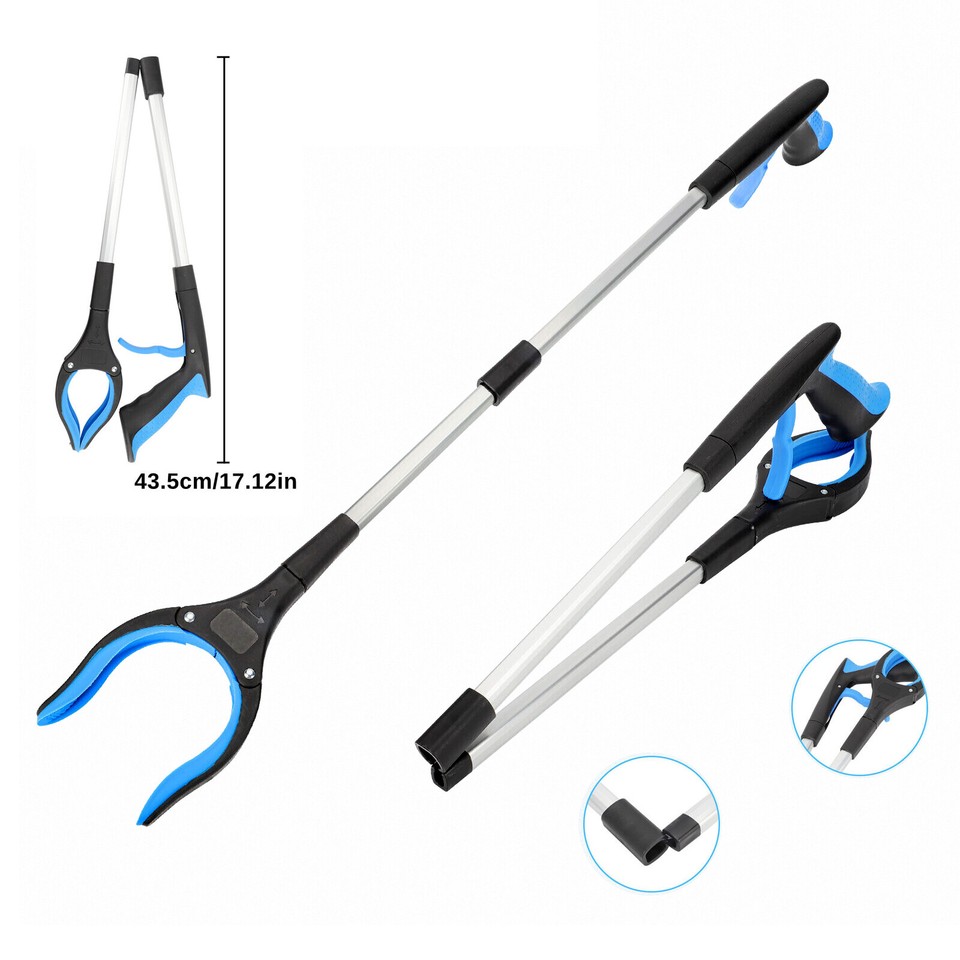 32“ Reacher Grabber Tool, Lightweight Extra Long Handy Trash Claw ...
