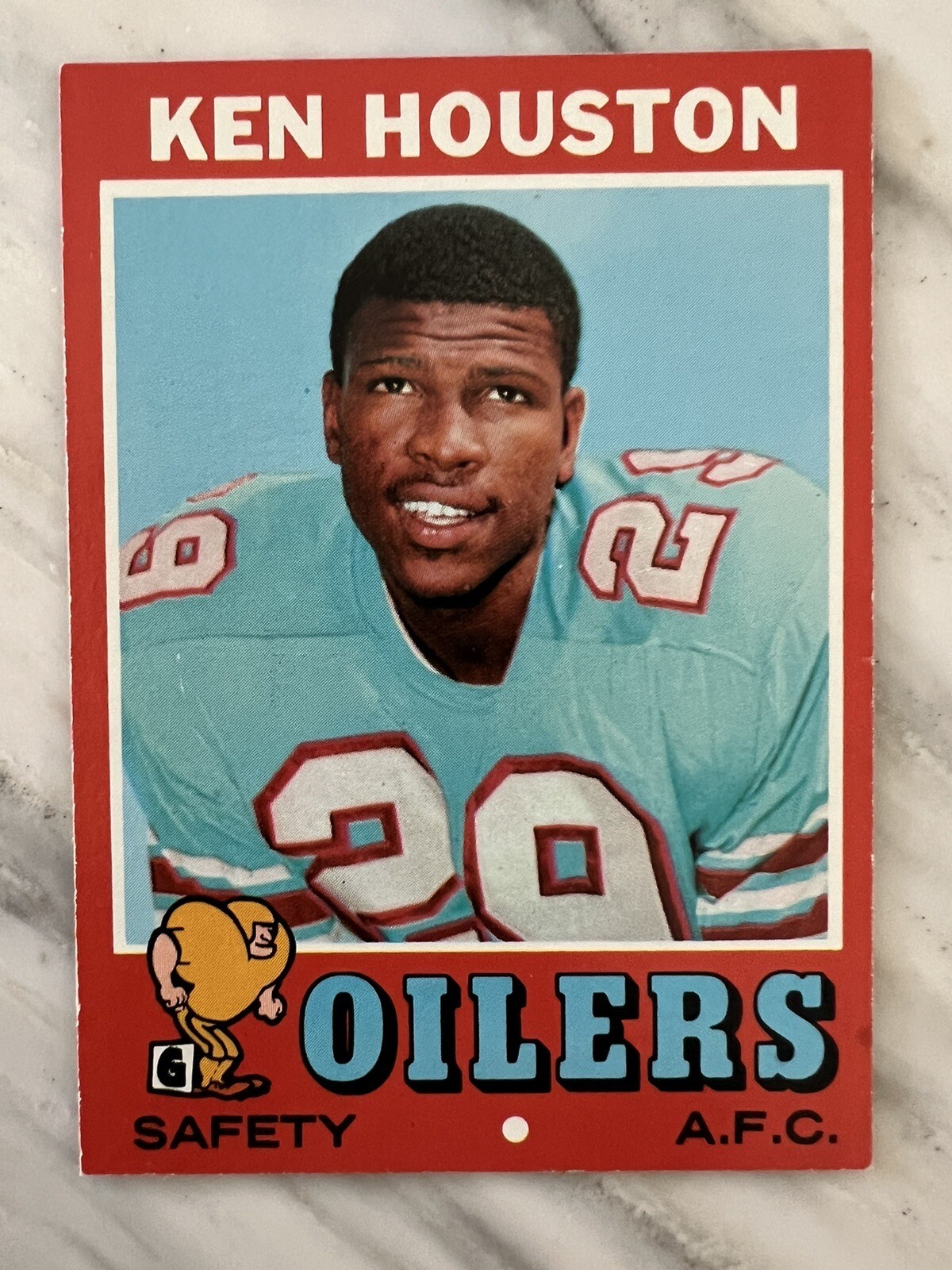 1971 Topps Set-Break Houston Oilers #113 Ken Houston HOF ROOKIE RC EX ...