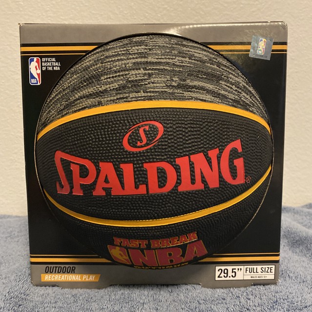 Spalding Official NBA Fast Break Outdoor Basketball 29.5 Full Size Red ...