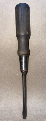 Vintage Stanley Bell System Flathead Wood Handle Screwdriver | eBay