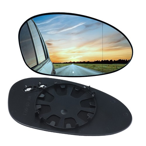 Blue Heated Right Side Door Mirror Glass 51167145268 for BMW E82 E90 ...