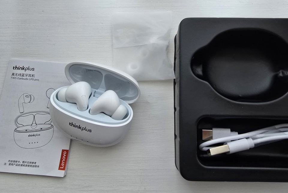 Thinkplus (Lenovo) LP5 Pro TWS Bluetooth Earbuds, Headphones - White ...