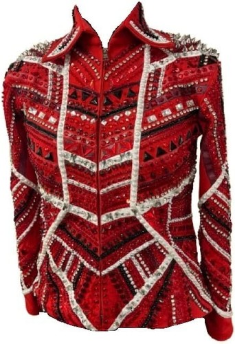 Women's Stretched Western Show Jacket Perfect for Horse Ridding (Red ...