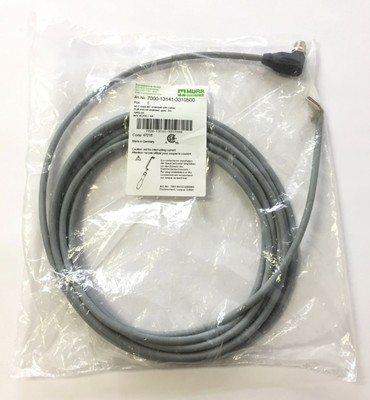 Murr Elektronik 7000-13141-3310500 Cable Cordset M12 Male 90, 4-Pin ...