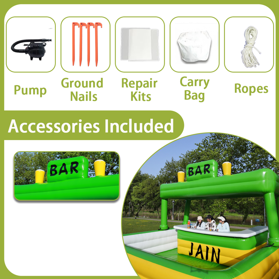 Inflatable Pool Bar Inflatable Pub House Blow Up Pool Bar for Party | eBay