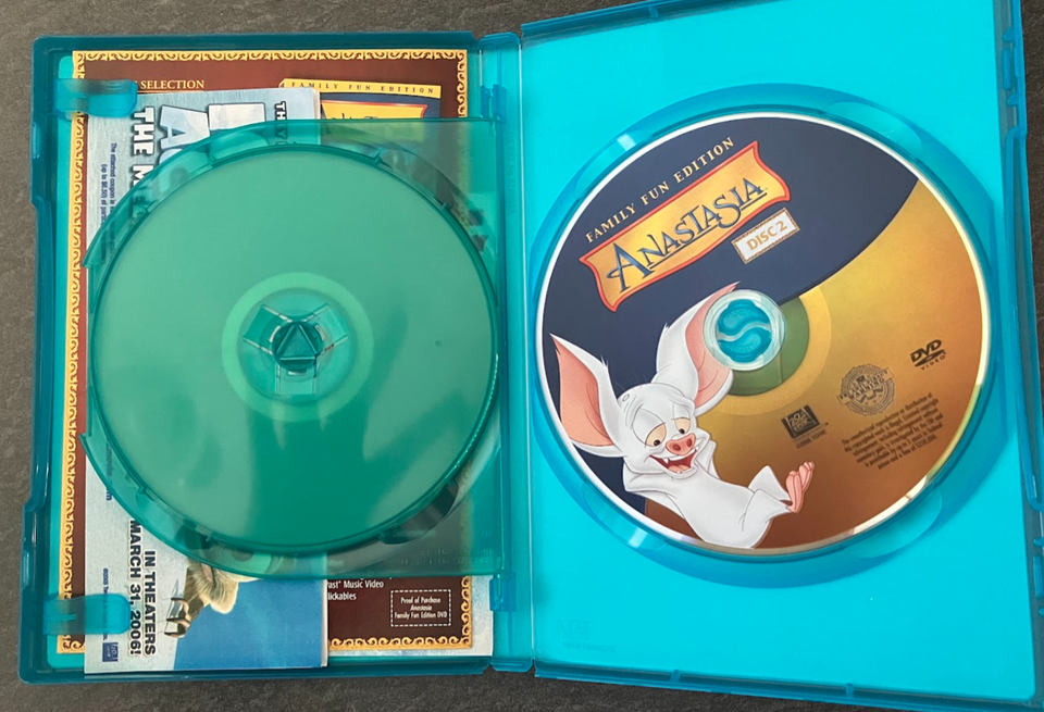 Anastasia (DVD, 2006, 2-Disc Set, Family Fun Edition Widescreen ...