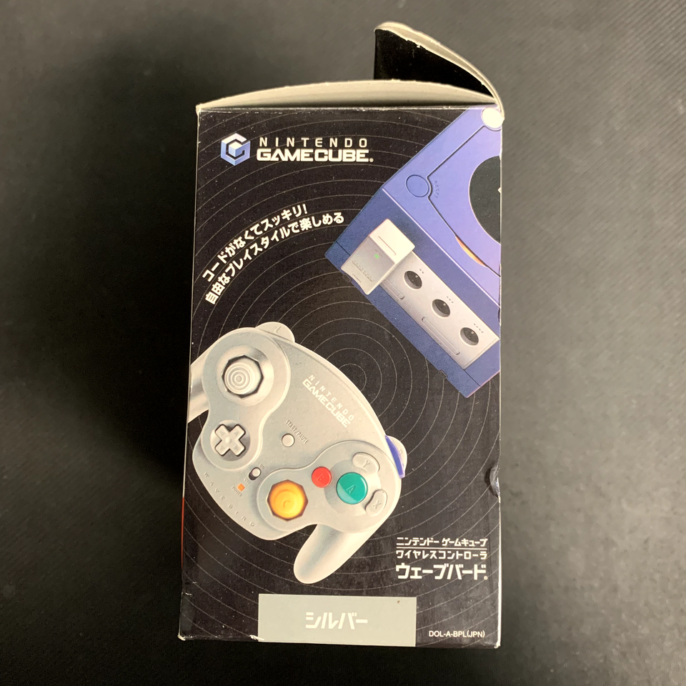 Nintendo Gamecube GC Wavebird Controller Japan OEM DOL-004 Silver CIB ...