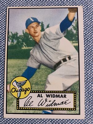 Al WIDMAR 1952 Topps Baseball #133 VG/EX Chicago White Sox | eBay