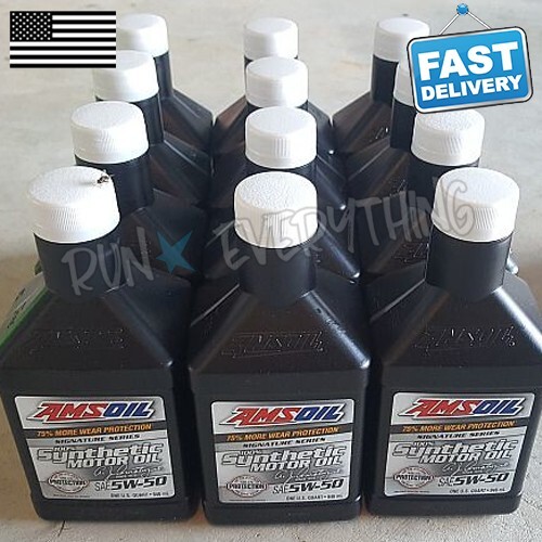 AMSOIL Signature Series Motor Oil Synthetic 5W-50 (1 Case) | eBay