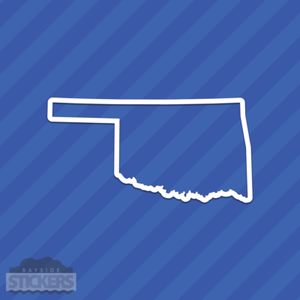 Oklahoma OK State Outline Vinyl Decal Sticker | eBay