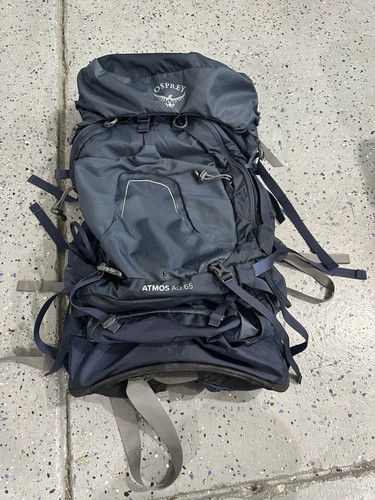 Osprey Atmos AG 65 Backpack Small Navy | eBay