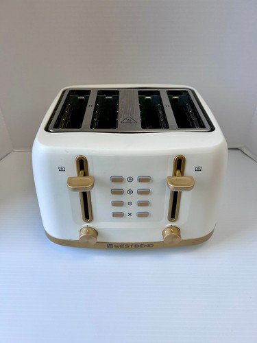 West Bend Timeless 4-Slice Toaster, White Gold | eBay