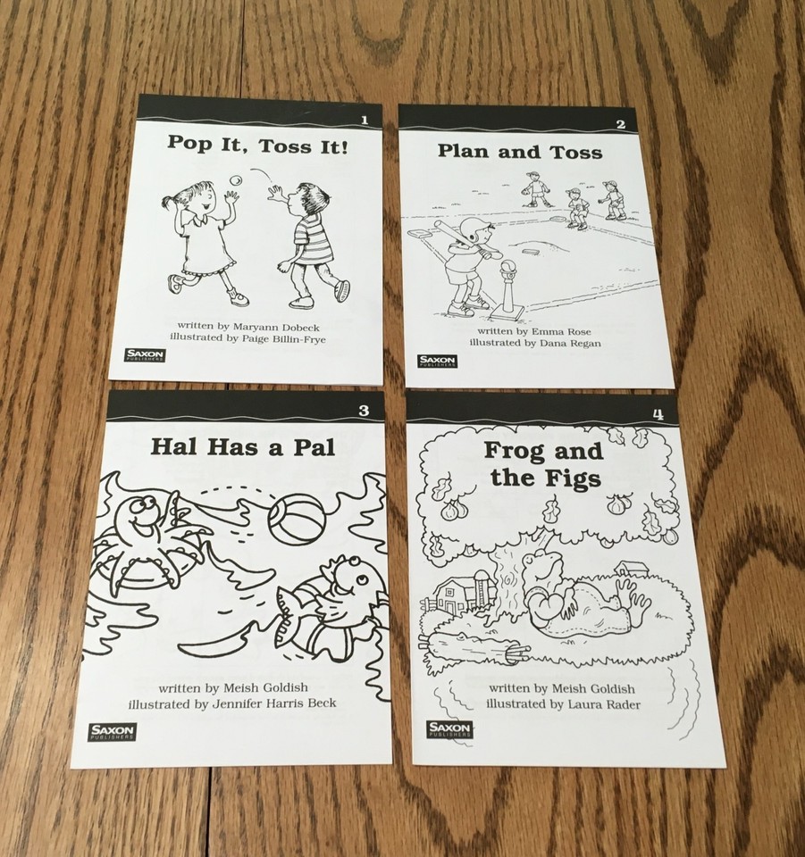 SAXON PHONICS & SPELLING 1ST GRADE DECODABLE TAKE HOME READERS 1 - 52 ...