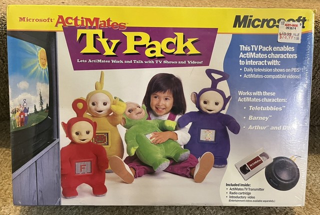 Microsoft Actimates TV Pack for Teletubbies Barney Arthur DW Characters ...