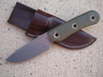 Swamp Rat Knife Works Mini VEX Knife Custom Molded Leather Knife Sheath ...